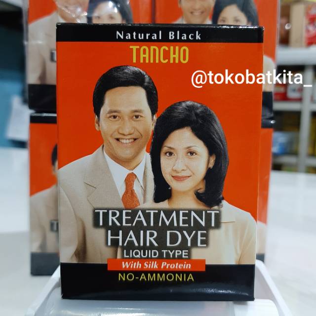 Jual [100% HITAM ALAMI] TANCHO SEMIR RAMBUT CAIR / HITAM BERKILAU DALAM ...
