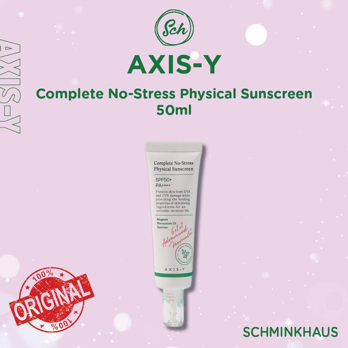 Jual AXIS-Y Complete No-Stress Physical Sunscreen 50ml | Shopee Indonesia