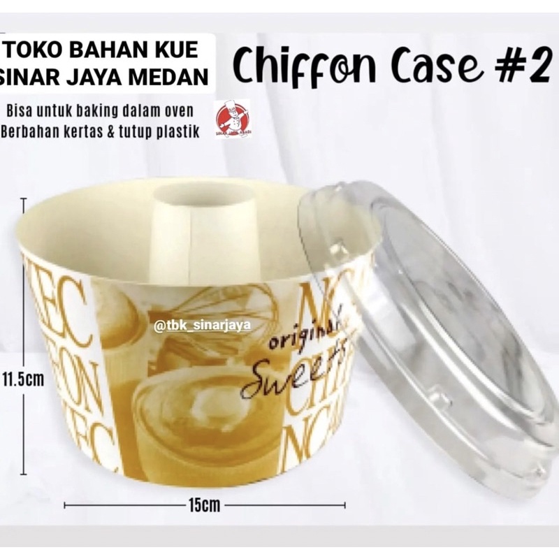 Jual Chiffon Case #2 (bisa untuk baking dalam oven berbahan kertas dan ...