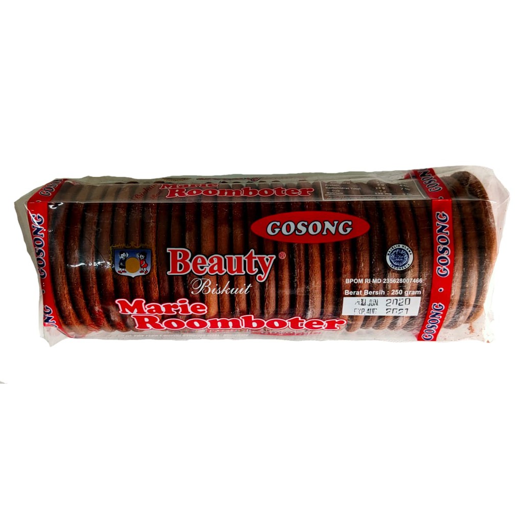Jual Biskuit Beauty's Gosong Marie Roomboter Biscuits Cookies Wafer ...