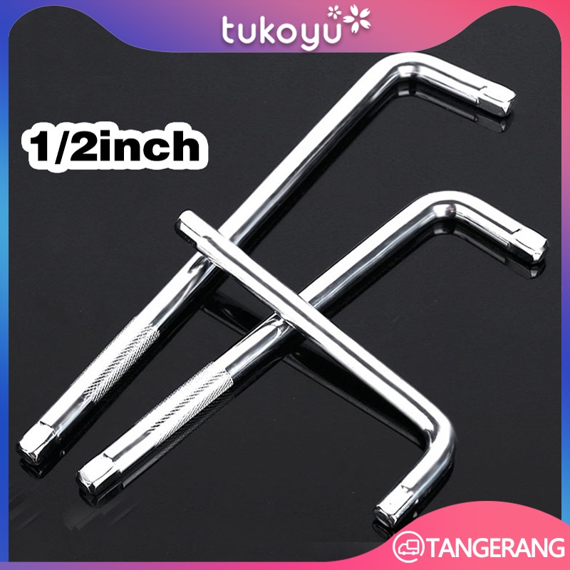 Jual 1/2 inch Gagang Kunci Sock L/Handle Gagang Sock/Offset Handle ...