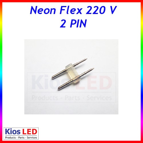 Jual Neon Flex 220V Connector Konektor 2 PIN LED Strip Fleksibel ...