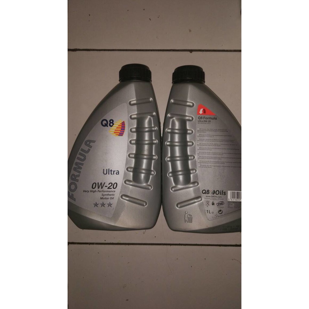 Jual Oli Original Q8 Ultra 0w20 API SN full synthetic kemasan 1Liter ...