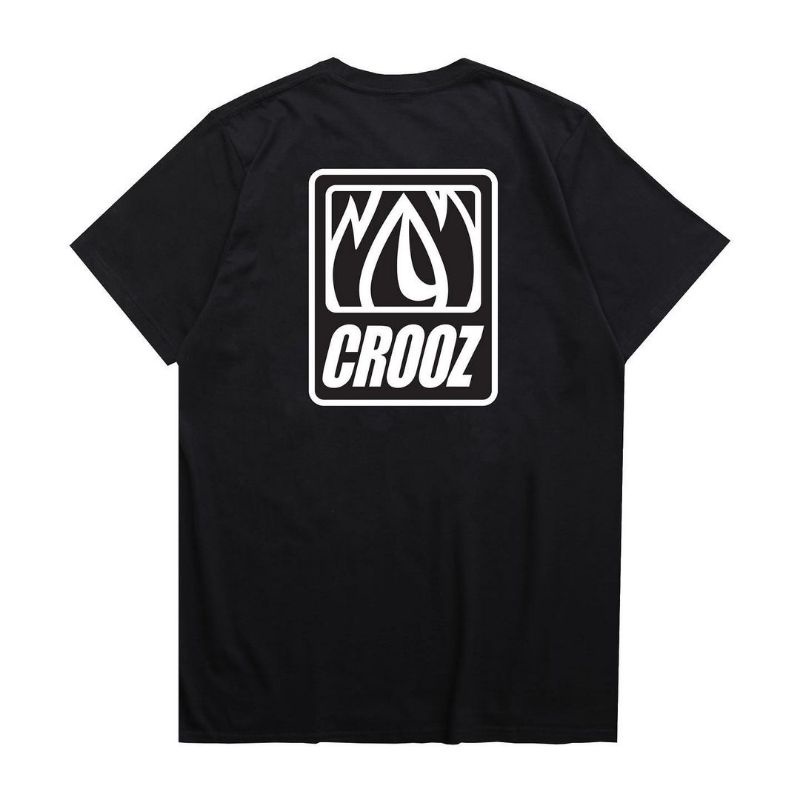 Jual CROOZ BASE TSHIRT BLACK- t-shirt black- kaos- tshirt designs ...
