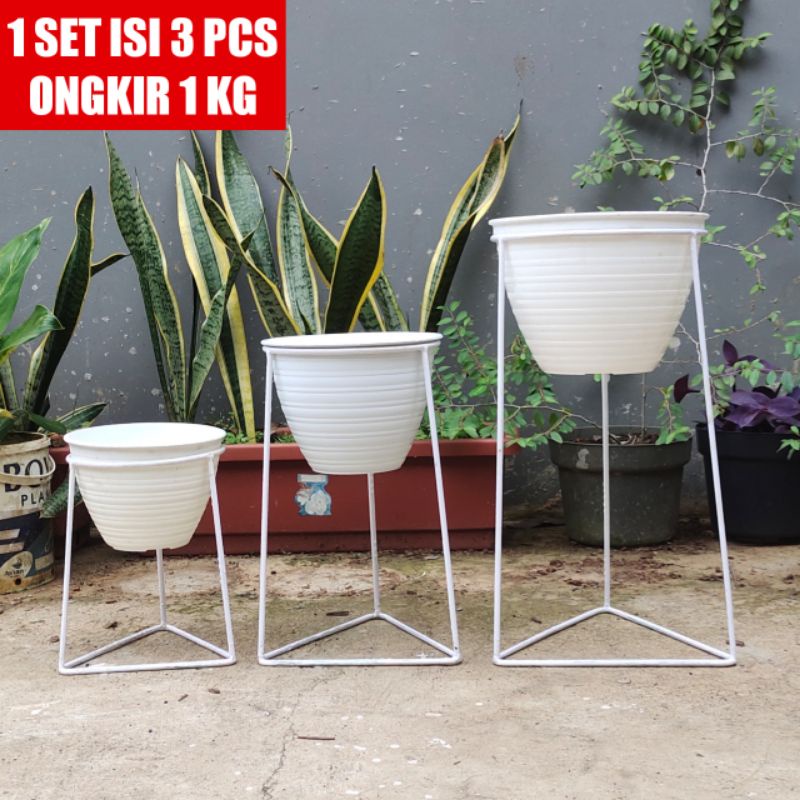 Jual STANDING POT BESI / TEMPAT POT TANAMAN | Shopee Indonesia