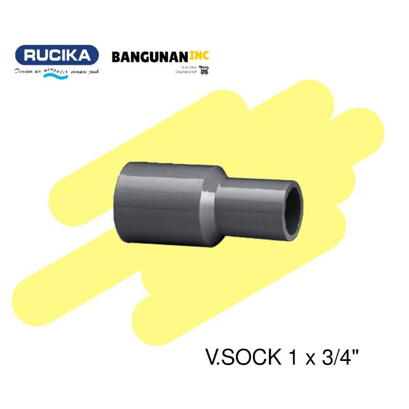 Jual VLOK SOK 3/4 x 1 INCH - SAMBUNGAN PIPA VLOK SOCKET 3/4 X 1 ...