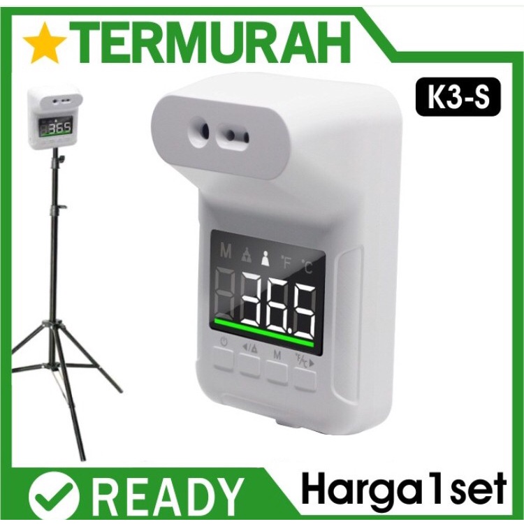 Jual K3S INFRARED THERMOMETER NON KONTAK [VOICE ALARM] SUHU TUBUH ...