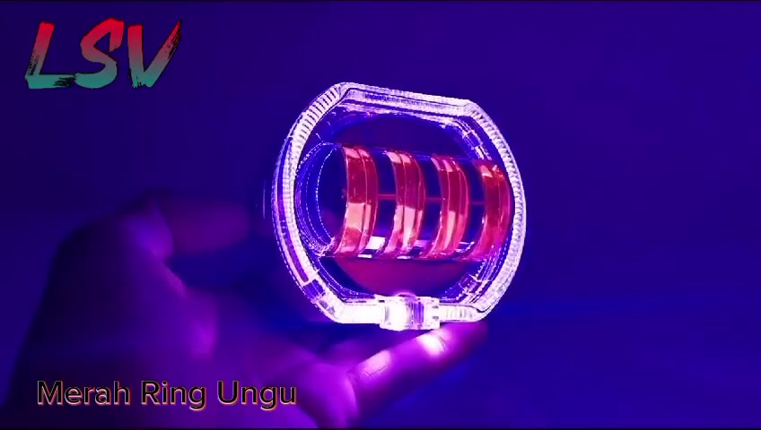 Jual Lampu Biled Projie 4 Lensa 8D CR7 4.5 Inch Lampu Depan Biled ...