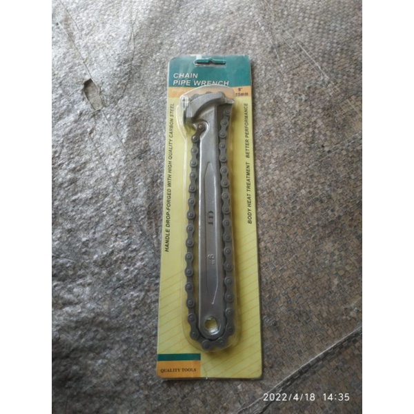 Jual kunci rantai pembuka pipa Filter oli ukuran 9 inch OPT | Shopee ...