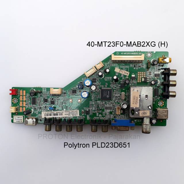 Jual Mainboard LED TV Polytron PLD 23D651 PLD23D651 L23D3260 Mesin PCB ...