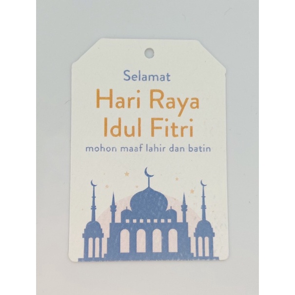 Jual Gift Tag - (10 pcs) Selamat Hari Raya Idul Fitri (lebaran ...