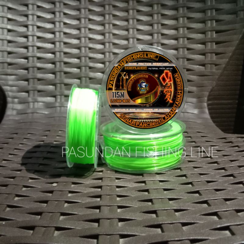Jual SENAR PANCING PASUNDAN WARNA HIJAU STABILO, PANJANG 100M+15M(115M ...