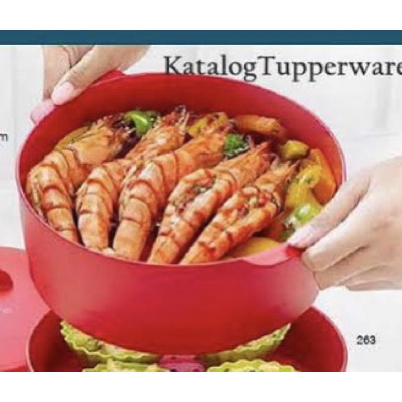Jual Steam it kukusan TUPPERWARE ORIGINAL 1 Layer +tutup | Shopee Indonesia