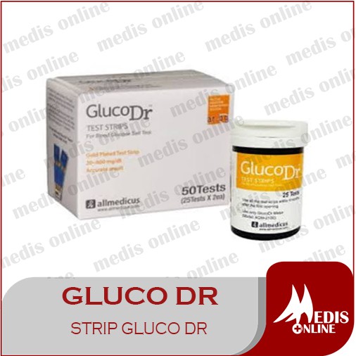Jual Strip Gluco DR Gula Darah / Glucose / strip gluco dr AGM 2100 ...