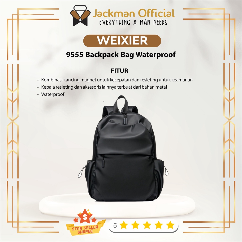 Jual WEIXIER 9555 Backpack Bag Waterproof - Tas Punggung Ransel Pria ...