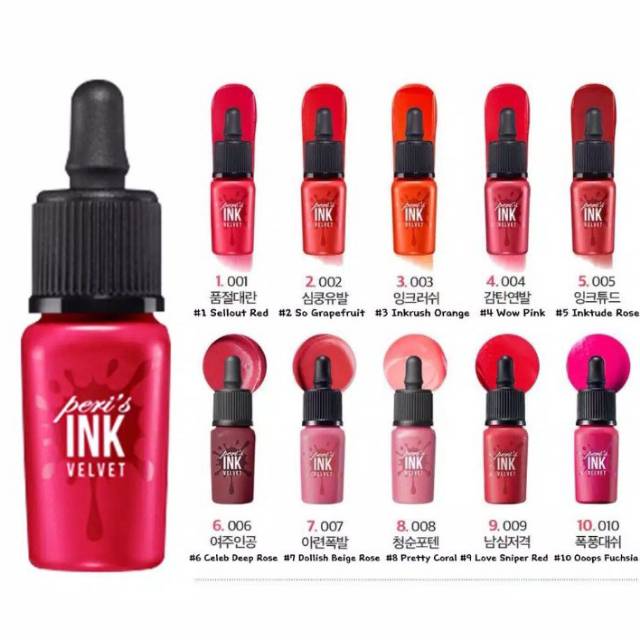 Jual [TERBARU] Peripera Peri's Ink Velvet LIPTINT MATTE / LIP TINT PERI ...