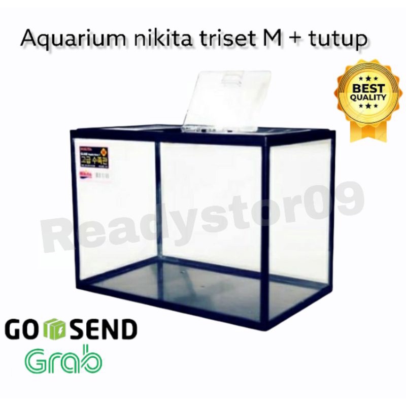 Jual Aquarium Nikita size M + tutup - aquarium acrylic - aquarium reptil | Shopee Indonesia