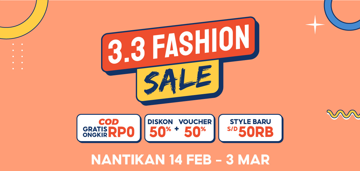 Shopee 3.3 Fashion Sale 2024