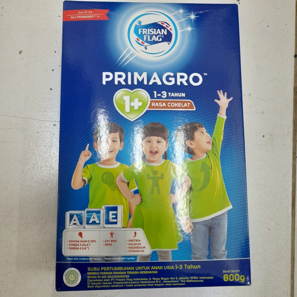 Jual Frisian Flag Primagro 1+ Cokelat 800 gr (1-3 tahun) Susu Formula ...