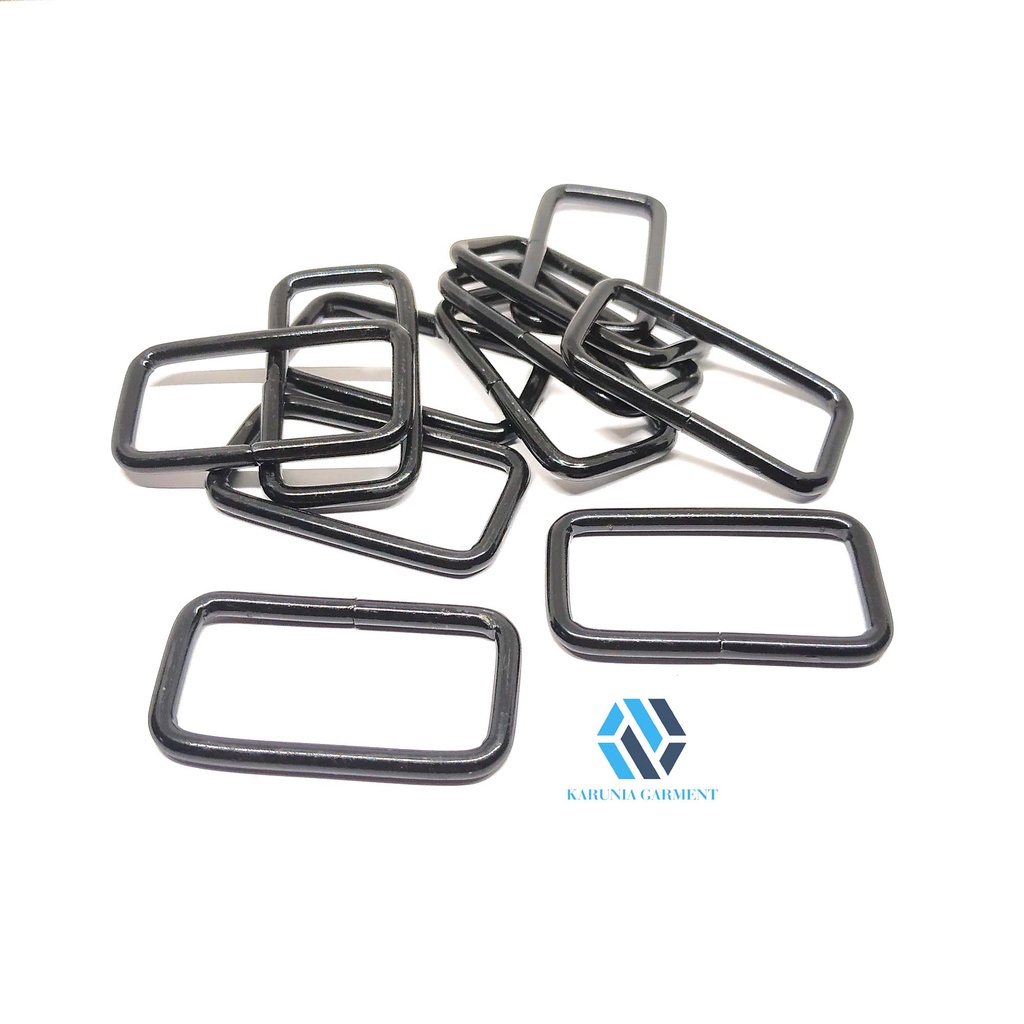 Jual RING PENGAIT KOTAK CANTELAN TALI WEBBING BISBAN TAS UKURAN 3.8 CM ...