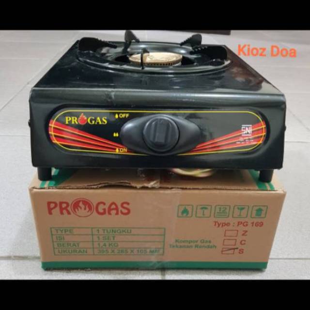 Jual Kompor Gas Progas 1 Tungku PG-169 / Kompor Gas 1 Tungku Progas / Kompor Gas / Kompor / Gas ...