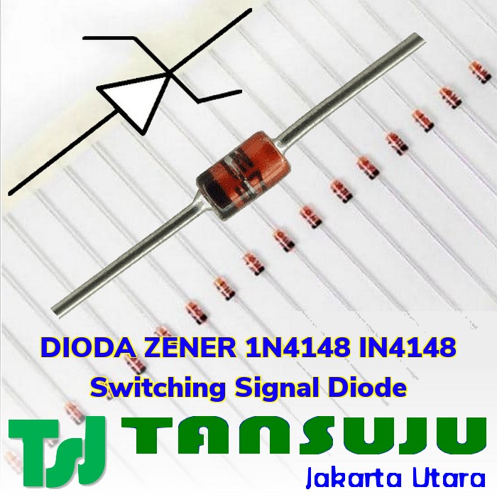 Jual Dioda Zener 1N4148 IN4148 DO-35 Switching Signal Diode | Shopee ...