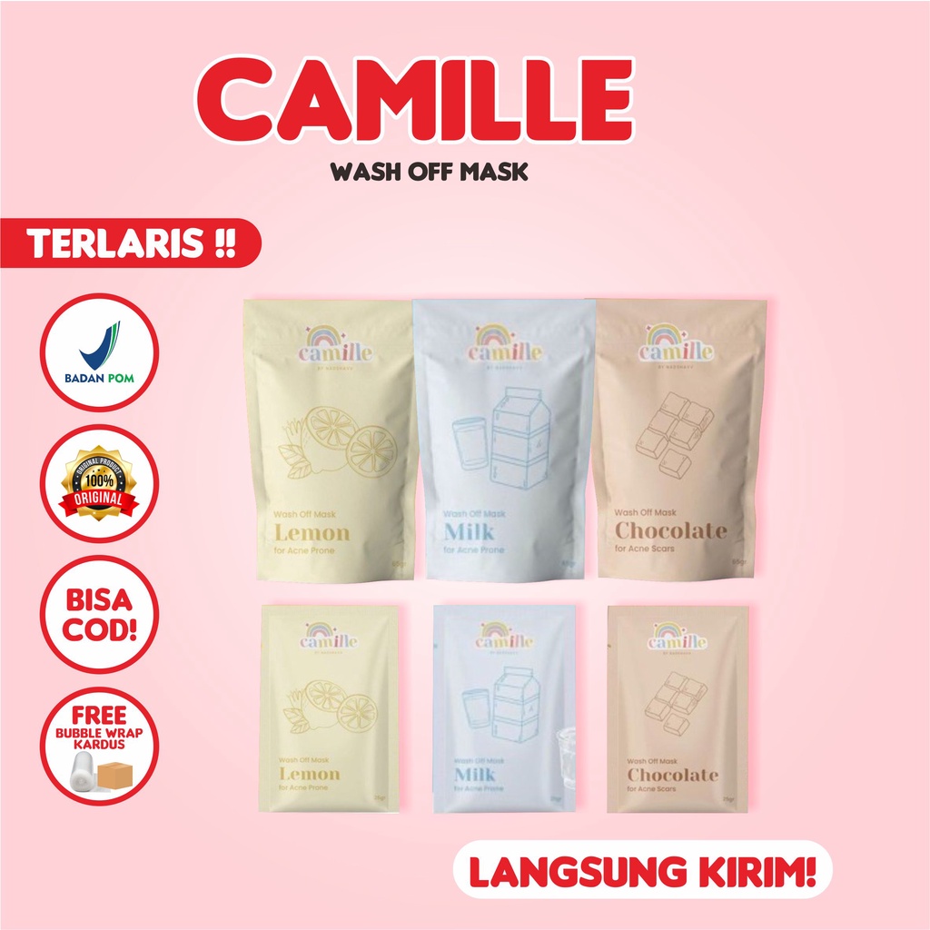Jual Camille Wash Off Mask [BPOM] Original Masker Organik By Nadshavv | Shopee Indonesia