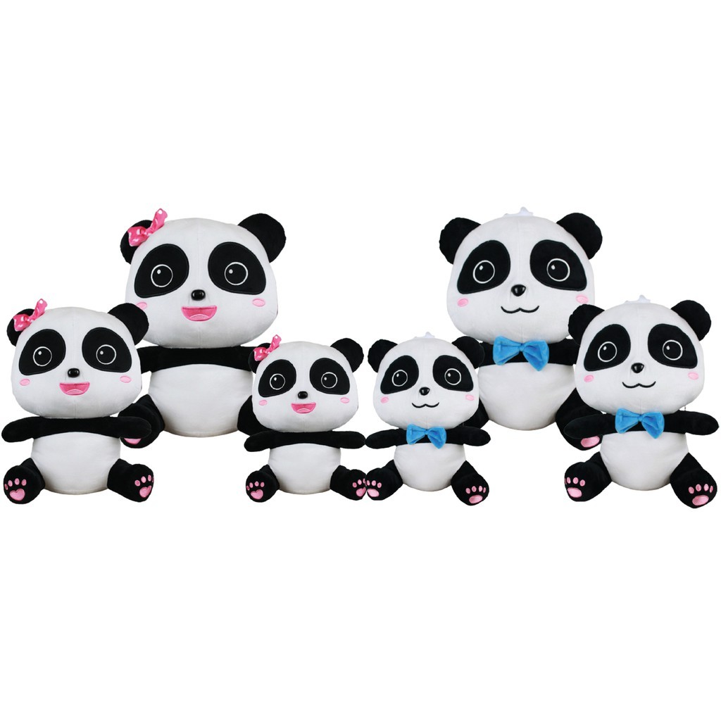 Jual J&J Boneka Panda Kiki MiuMiu Duduk, Cute Kiki MiuMiu Panda Ukuran M | Shopee Indonesia