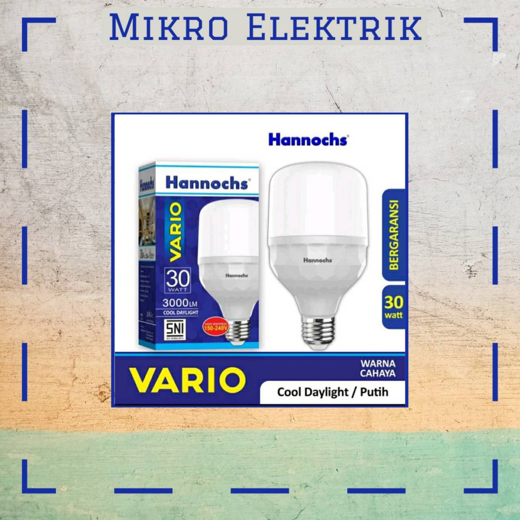 Jual Hannochs Lampu Led Vario 30 Watt Cahaya Putih | Shopee Indonesia