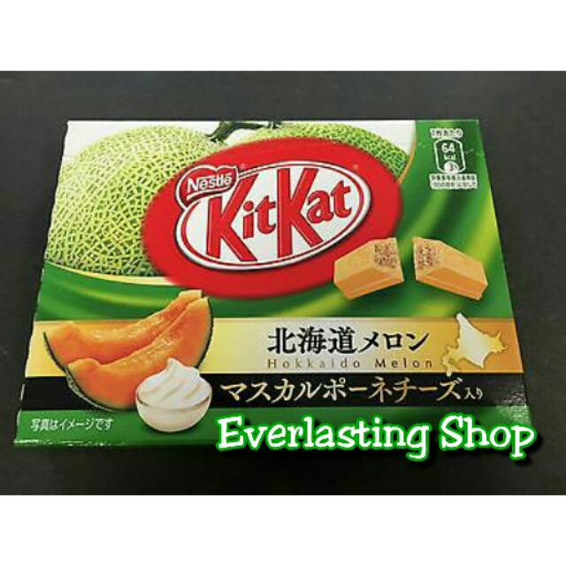 Jual Kitkat Hokkaido Melon Special Edition Mini-Pack Orange Kit Kat ...