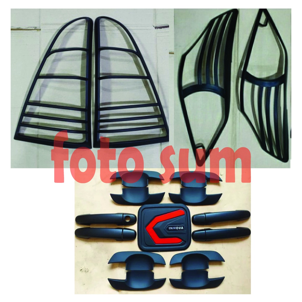 Jual GARNIS DEPAN BELAKANG OUTER HENDEL DAN TANGKI LIST MERAH INNOVA ...