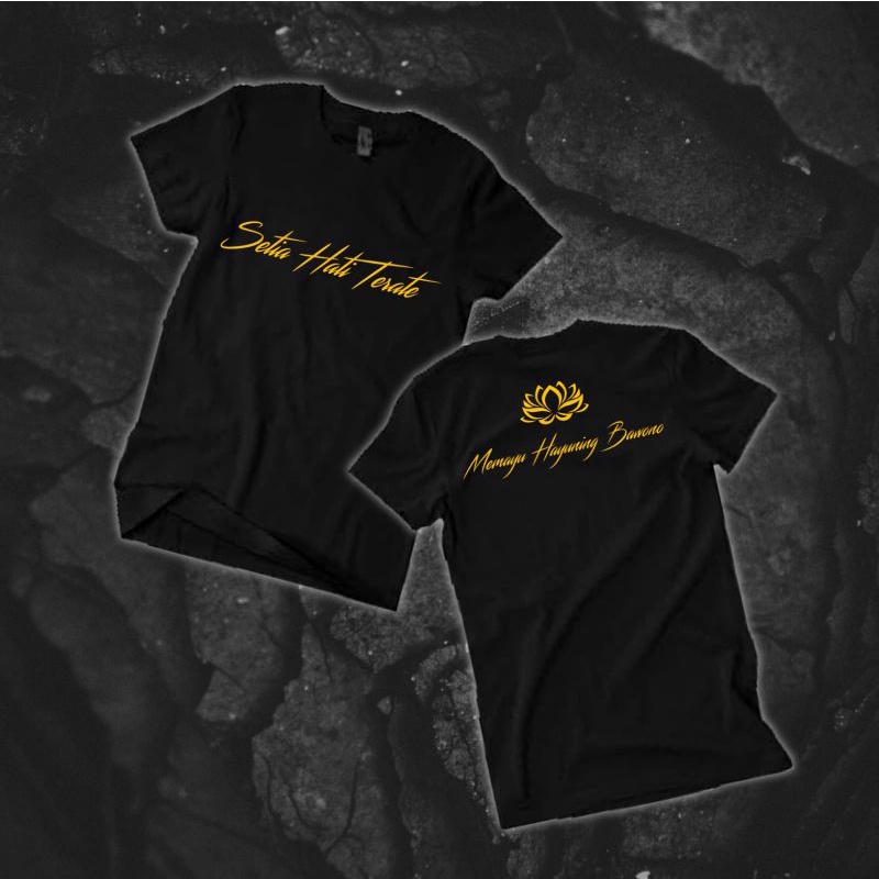Jual KAOS PSHT DESAIN TERBAIK SETIA HATI TERATE KUNING | SABLON DEPAN ...