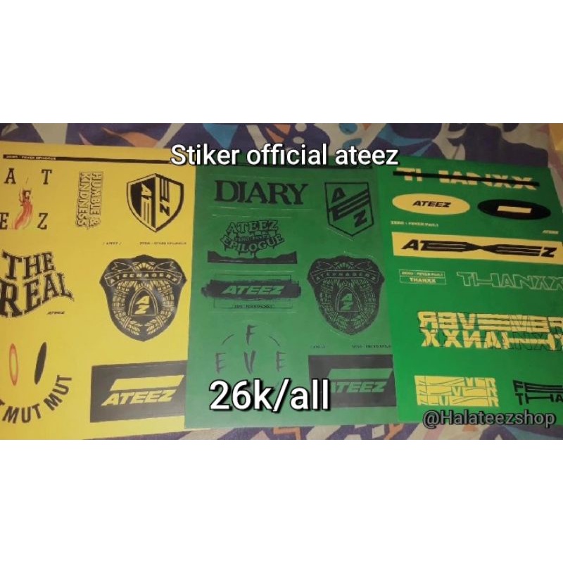 Jual Stiker official ateez | Shopee Indonesia