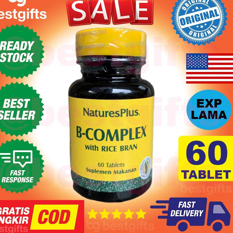 Jual NATURE'S NATURES NATURE PLUS B COMPLEX ANTI ESS SARAF KESEMUTAN ...