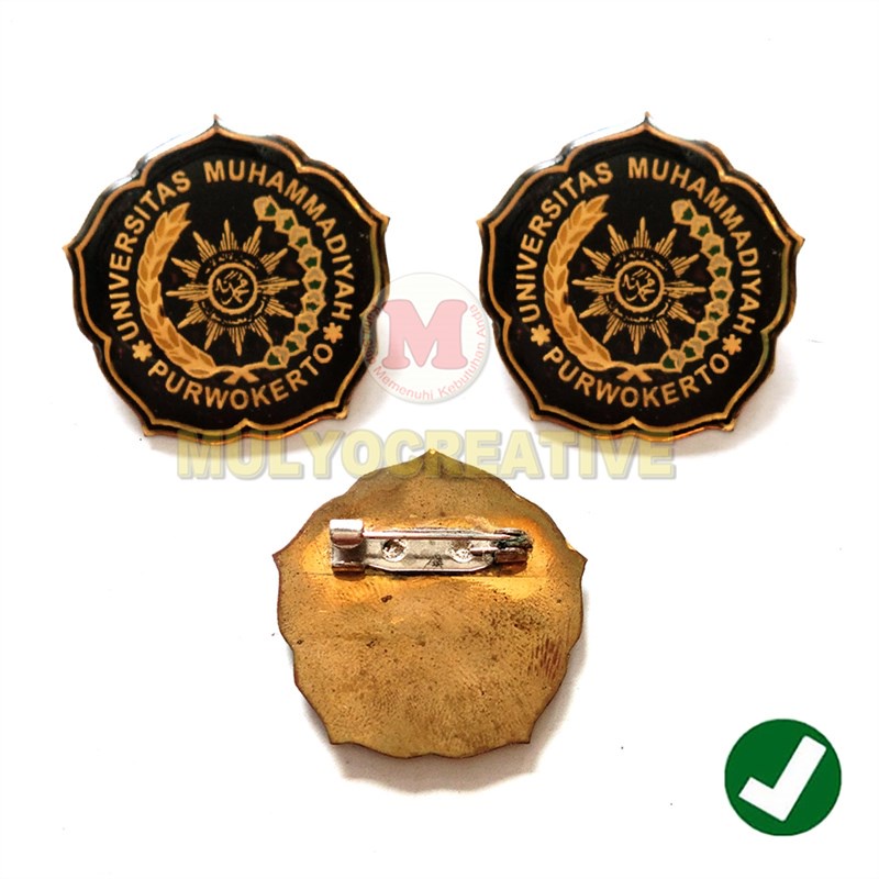 Jual Pin Bros Logo Universitas Muhammadiyah Lencana Atribut Kampus ...