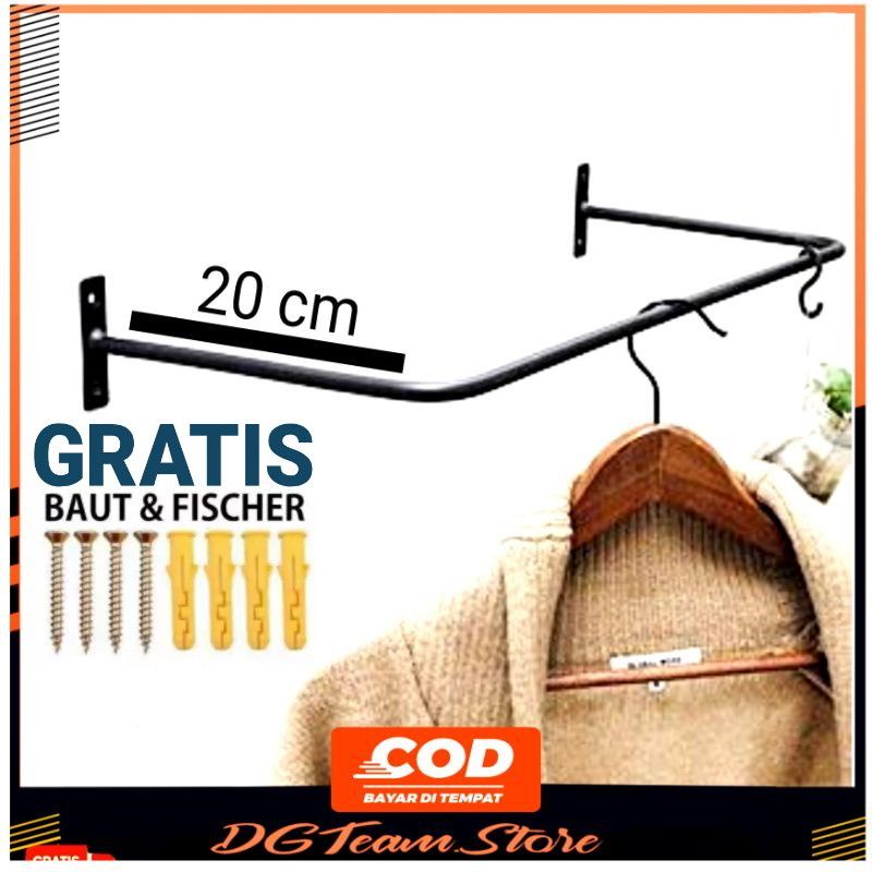 Jual castok gantungan baju / GANTUNGAN HANDUK / gantungan baju / rak ...