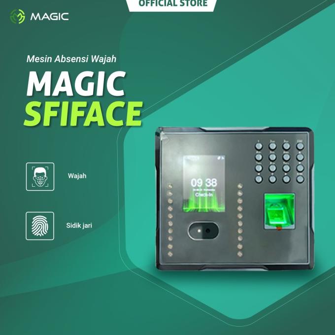 Jual Mesin Absensi Fingerprint dan Akses Pintu | Magic SFiface | Shopee ...