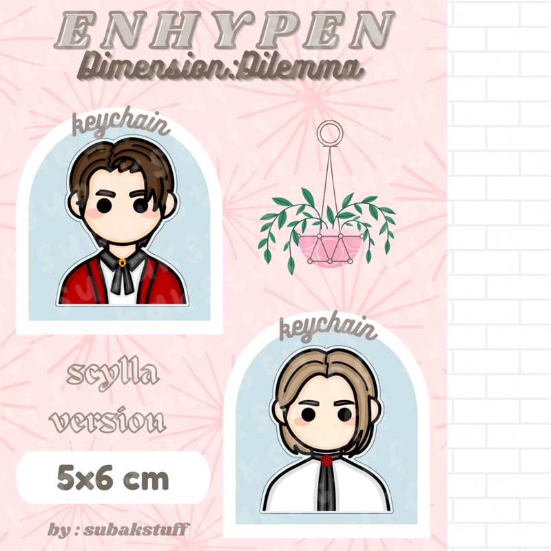 Jual ENHYPEN DIMENSION:DILEMMA KEYCHAIN SCYLLA | Shopee Indonesia