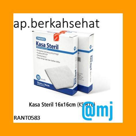 Jual ORIGINAL Kasa Steril 16x16cm Onemed / Gauze Swab Steril Kassa One ...