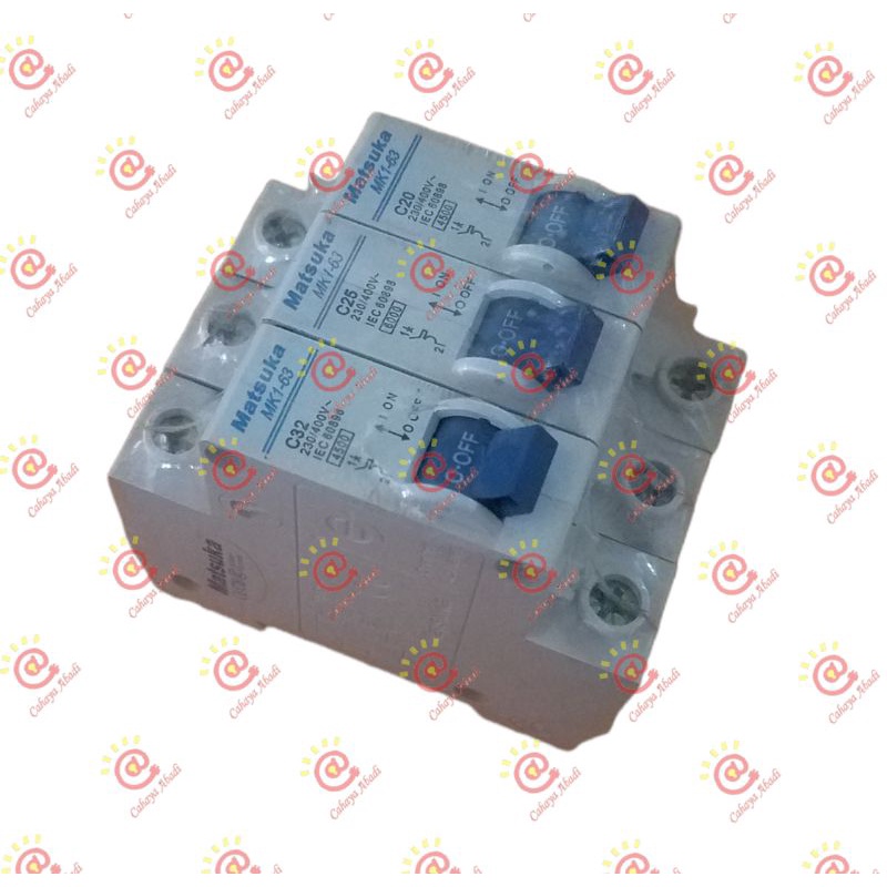 Jual MCB Matsuka 1Phase 20A 25A 32A / MCB 20A MCB 25A MCB 32A 1 Phase Matsuka MK1-63 | Shopee ...