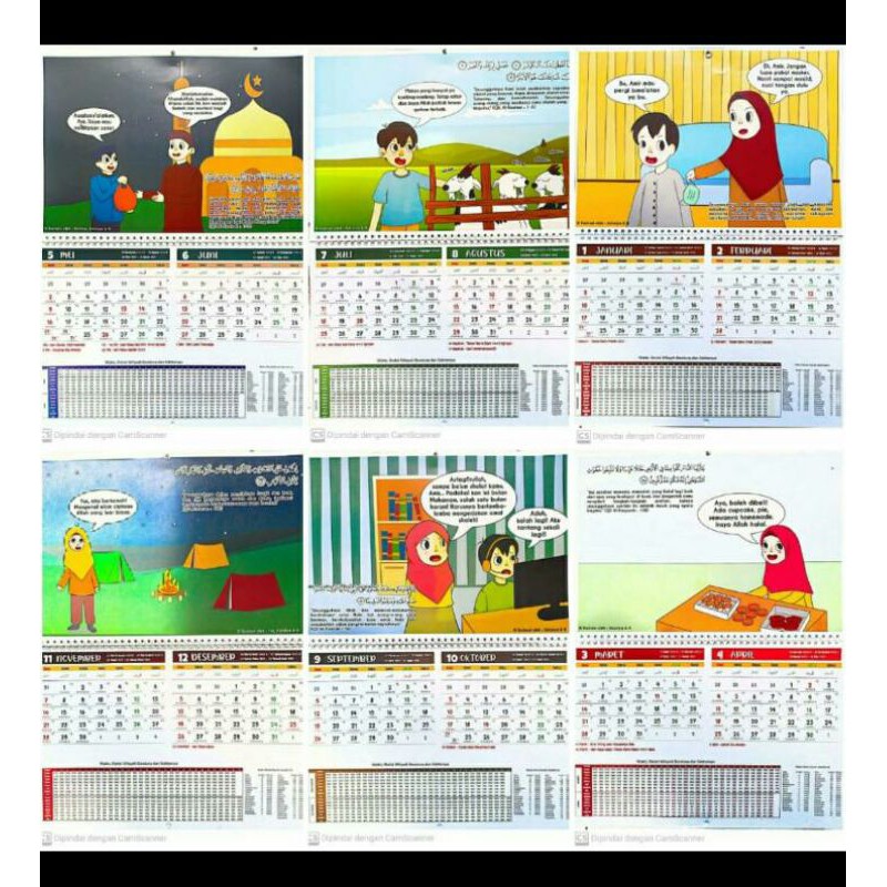 Jual kalender edukasi | Shopee Indonesia