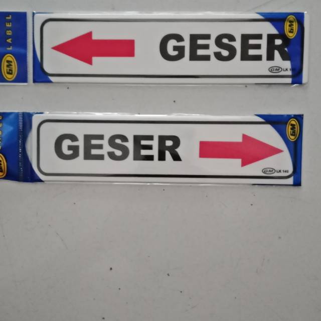 Jual Dijual label geser kanan atau geser kiri | Shopee Indonesia