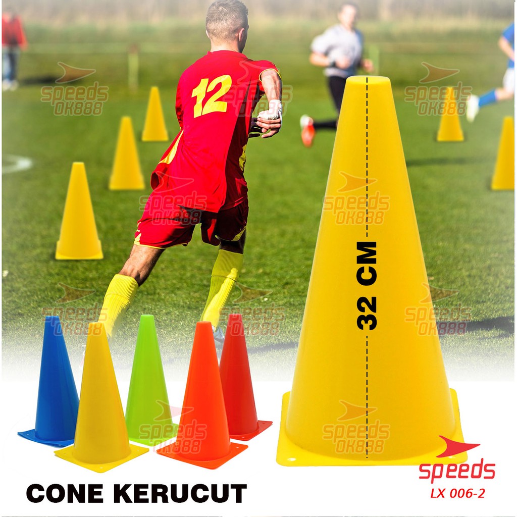 Jual SPEEDS Cone Kerucut Untuk Latihan Olahraga Atau Futsal Skate Sepak ...