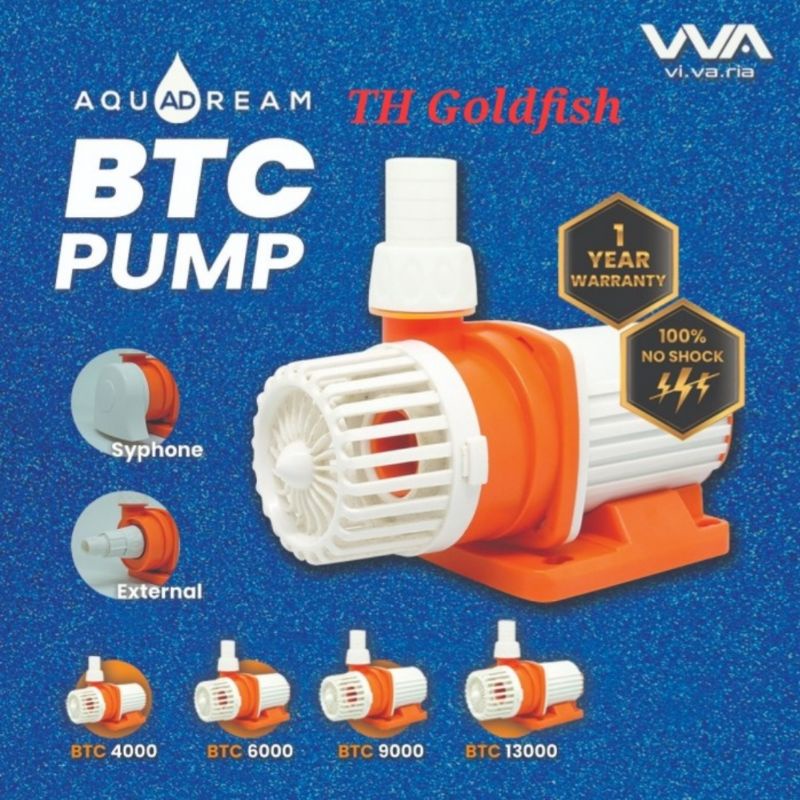 Jual Pompa Aquadream BTC 9000 kapasitas 9.000 ltr 79 Watt. Aquarium Kolam | Shopee Indonesia