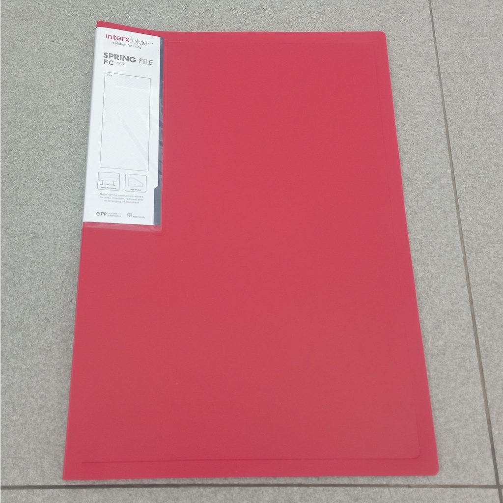 Jual Map Snell / Spring File / Map Plastik Inter X Folder F4 Folio SFX ...