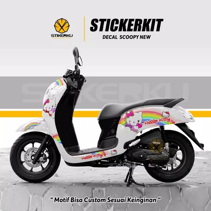 Jual decal Scoopy new / decal motor Scoopy / stiker motor Scoopy ...