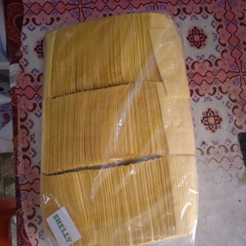 Jual Tissue serbet napkin pack shelly tisu potong kiloan 400gr putih ...