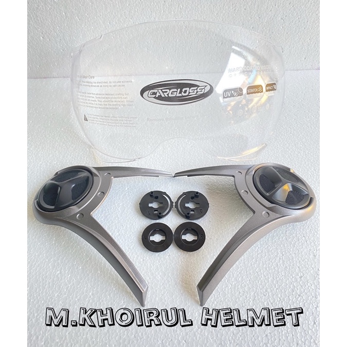 Jual PAKET KACA LENGKAP HELM YR PROTECK LEXI DAN XSR CARGLOSS ORIGINAL ...