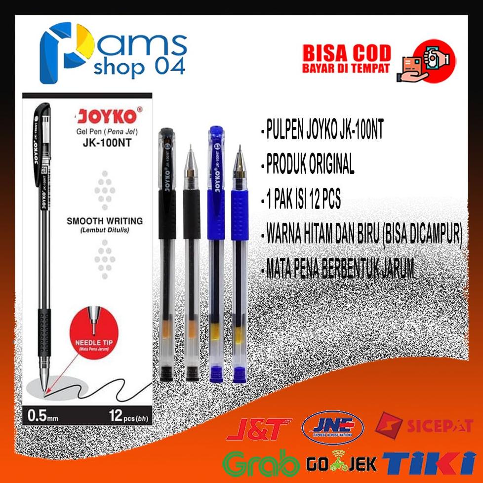 Jual Pulpen Joyko Jk 100Nt / Pulpen Gel / Pulpen / Bolpoint / Pen / Pena / Ballpoint / Alat ...