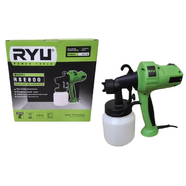 Jual Garansi SPRAY GUN ELECTRIC RYU RSE 800 SEMPROTAN CAT LISTRIK ...